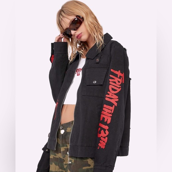 Jackets & Coats | Dolls Kill X Wb Horror Friday The 13th Jacket | Poshmark